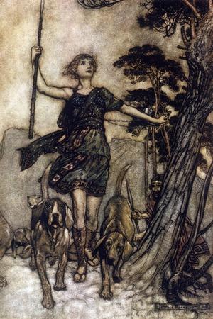 'Illustration by Arthur RACKHAM (1867-1939) for the Dream of a Summer ...