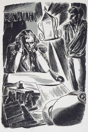 'Illustration for the Balloon Hoax, Story by Edgar Allan Poe, 1844 ...