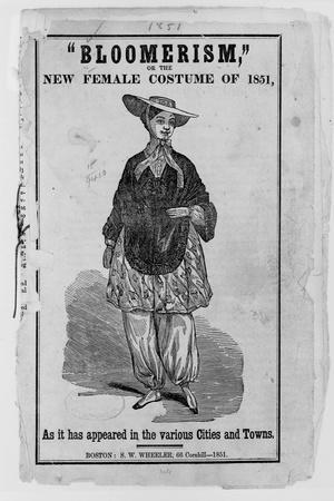 'Illustration of a Woman Wearing Bloomers' Giclee Print | Art.com