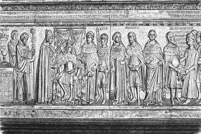 Illustration of Coronation of German Emperor Giclee Print | Art.com