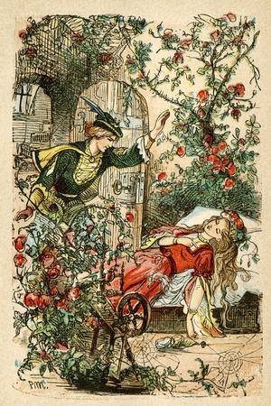 Illustration of the Tale “Sleeping Beauty”” “Folk Tale Tells by ...