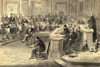 'Impeachment of Andrew Johnson' Giclee Print | Art.com