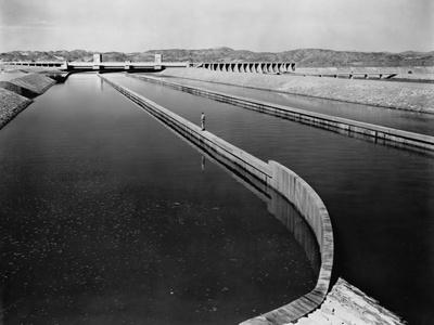 'Imperial Dam and All American Canal' Photographic Print | Art.com