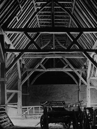 'Interior of the Barley Barn at Cressing Temple' Photographic Print ...