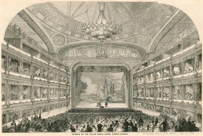 'Interior of the Italian Opera House, Covent Garden, London' Giclee ...