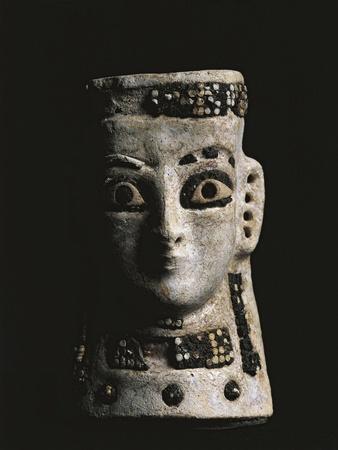 'Iraq, Tell Al-Rimah, Female Face, Frit' Giclee Print | Art.com