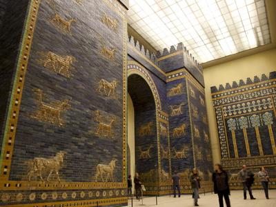 'Ishtar Gate From Babylon at Berlin Pergamon Museum, Berlin, Germany ...