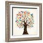 'Isolated Diversity Tree Hands Illustration' Art Print - Cienpies ...