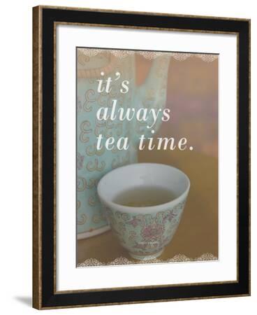 It's Always Tea Time Art Print by Cindy Miller Hopkins | Art.com