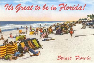 'It's Great to Be in Stuart, Florida' Art Print | Art.com