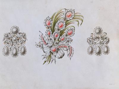 'Designs for Aigrettes' Giclee Print - Italian School | Art.com