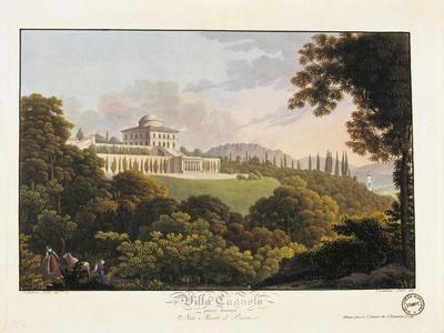 'Italy, Como, Inverigo, Neoclassical Villa, Rotonda Designed by Luigi ...