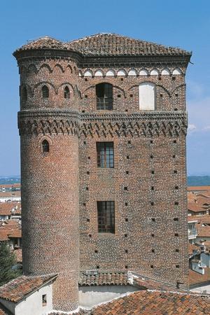 Italy, Piedmont Region, Principality of Achaea Castle of Fossano Giclee ...