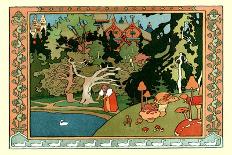 'Vassilissa in the Forest, Illustration from the Russian Folk Tale ...