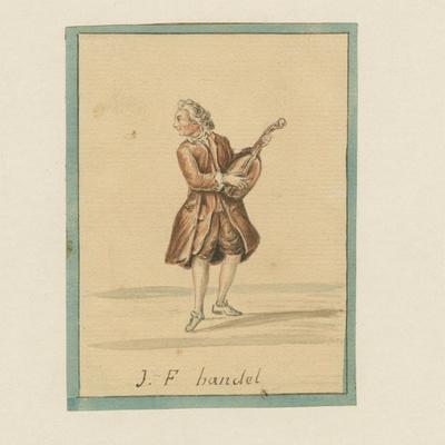 'J. F. Handel, Mid-19th Century' Giclee Print | Art.com