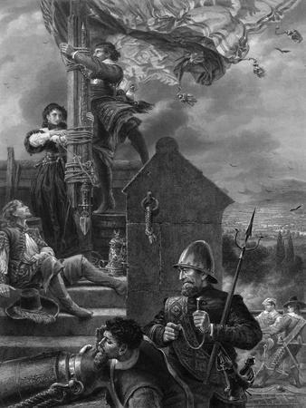 First English Civil War: Siege of Lathom House, 1644 Premium Giclee ...