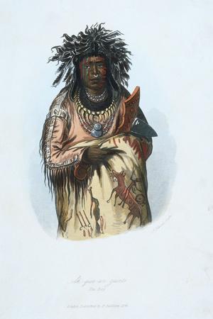 'American Indian Engraving' Giclee Print - J. Harris | Art.com