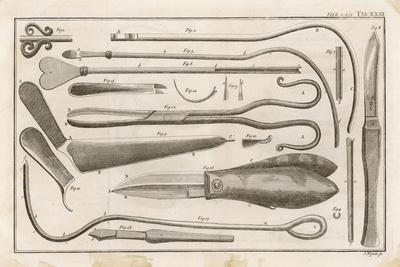 'Variety of Surgical Instruments' Art Print - J Mynde | Art.com