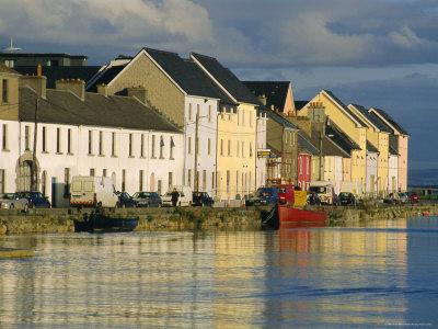 Long Walk View of Claddagh Quay, Galway Town, Co Galway, Ireland ...