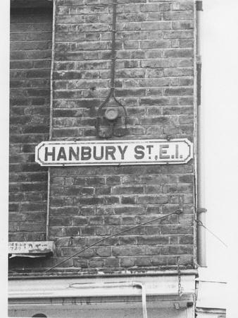 'Jack the Ripper's London: Hanbury Street Sign, Where Annie Chapman Was ...