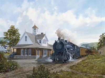 'Locomotive' Giclee Print - Jack Wemp | Art.com