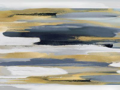 'Beyond in Blue and Gold II' Art Print - Jackie Hanson | Art.com