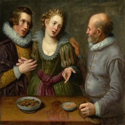 'An Allegory of Unequal Love, circa 1620S (Oil on Canvas)' Giclee Print ...