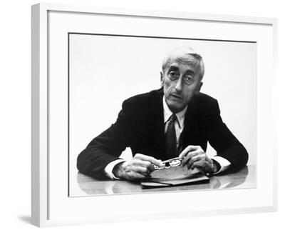 'Jacques Cousteau (1910-1997)' Photographic Print | Art.com