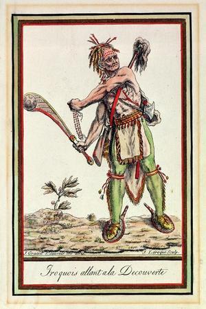 'Iroquois Setting Out on an Expedition' Giclee Print - Jacques Grasset ...