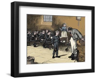 Scene from Oliver Twist by Charles Dickens, 1836 Framed Giclee Print ...