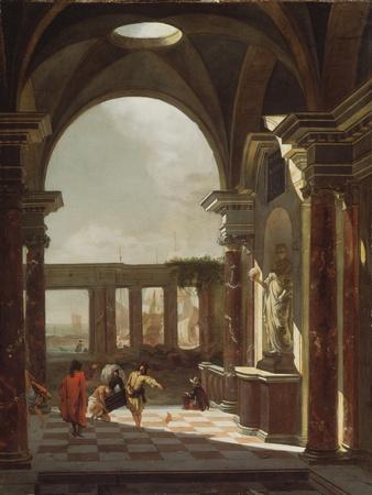Architectural Capriccio with Oriental Figures Giclee Print - Jan ...