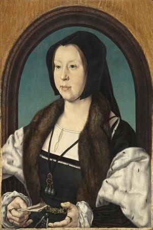 Portrait of Anna De Berghes, C.1526-30 (Oil on Panel) Giclee Print ...
