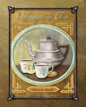 Happy Time Tea Giclee Print - Jan Sacca | Art.com