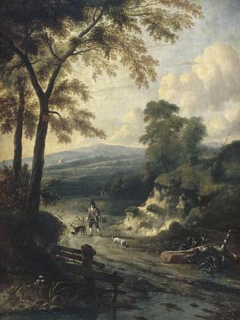 Paysage au fauconnier Giclee Print - Jan Wynants | Art.com