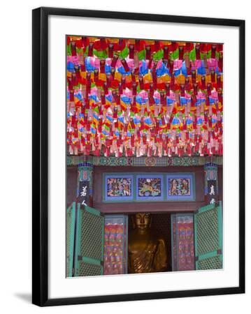 Korea, Seoul, Gangnam, Bongeunsa Temple, Lanterns, Lotus Lantern ...