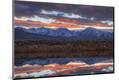 California, Sierra Nevada Range. Sierra Crest Seen from Buckley Ponds ...