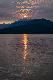 'USA, Washington State, Seabeck. Smoky sunset over Hood Canal and ...