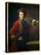 Portrait D' Homme En Costume Polonais, Une Pipe À La Main - Portrait of ...