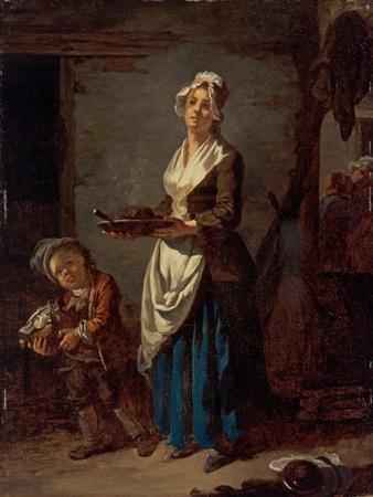 'A Kitchen Maid & A Scullery Maid, 18Th-19Th Century (Oil on Panel ...