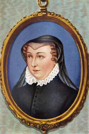 Catherine de' Medici Portrait Giclee Print - Jean Clouet | Art.com