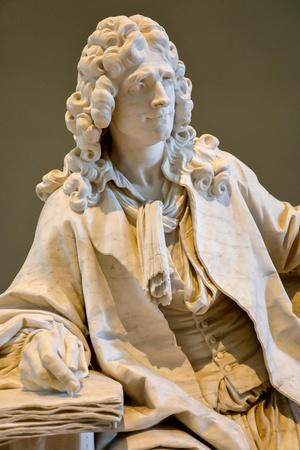 'Jean Baptiste Poquelin known as Moliere, 18Th Century (Marble)' Giclee ...
