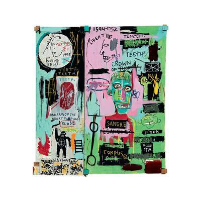 'In Italian, 1983' Giclee Print - Jean-Michel Basquiat | Art.com