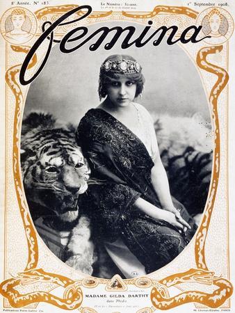 'Actress Gilda Darty in Title Role of Phaedra' Giclee Print - Jean ...