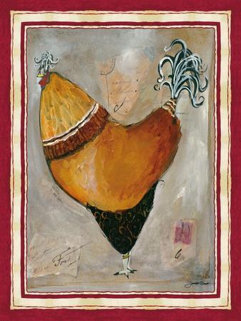 'French Rooster II' Giclee Print - Jennifer Garant | Art.com