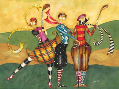 'Golfing Girls' Giclee Print - Jennifer Garant | Art.com