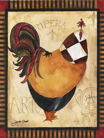 'Paris Rooster I' Giclee Print - Jennifer Garant | Art.com