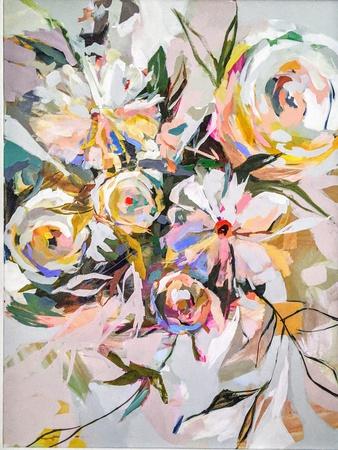 Bedroom Flowers Art Print - Jenny Westenhofer | Art.com