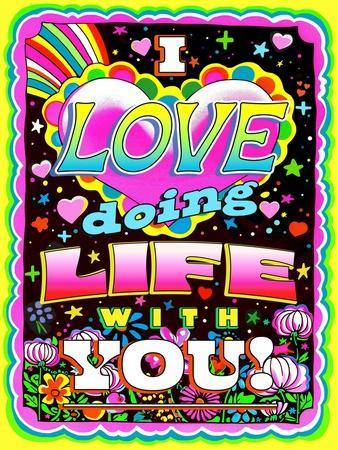 I Love Doing Life With You Art Print - Jess Stempel | Art.com