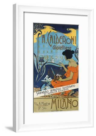 Jeweller A. Calderoni (A. Calderoni Gioiellier), Milano, 1898 Giclee ...