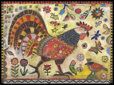 Chicken Rorie Color Giclee Print - Jill Mayberg | Art.com